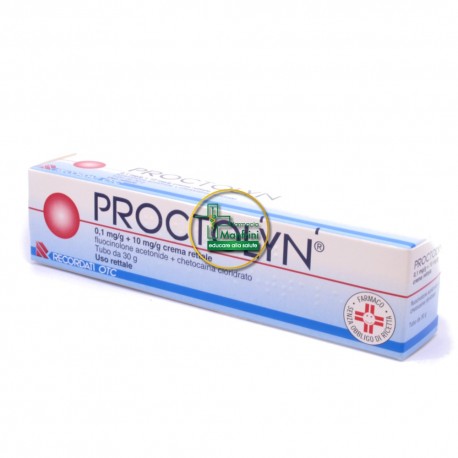 Per emorroidi Proctolyn 0,1mg/g + 10mg/g Crema Rettale 30g